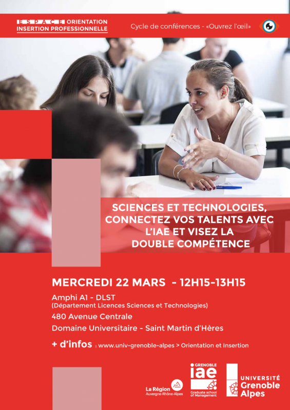 Connectez vos talents avec Grenoble IAE et visez la double compétence | Grenoble IAE Community